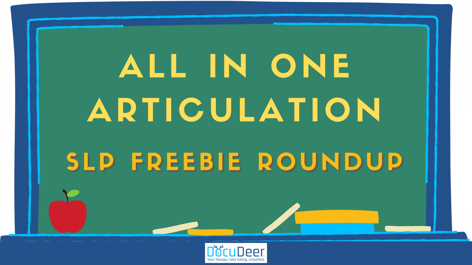 SLP Freebie Roundup: All in One Articulation Activities – A Plus Speech